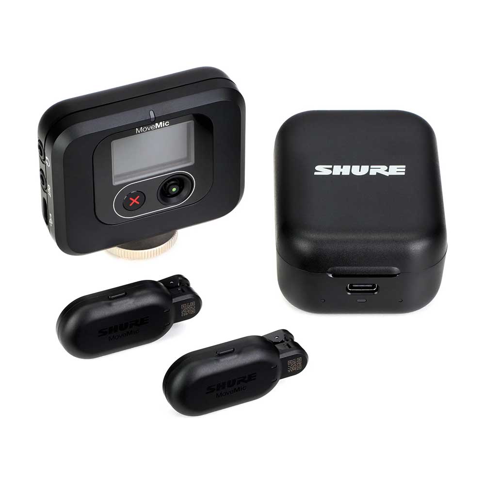 Shure MoveMic MV-TWO-KIT - Kit Receptor Wireless Profesional - Fader ...